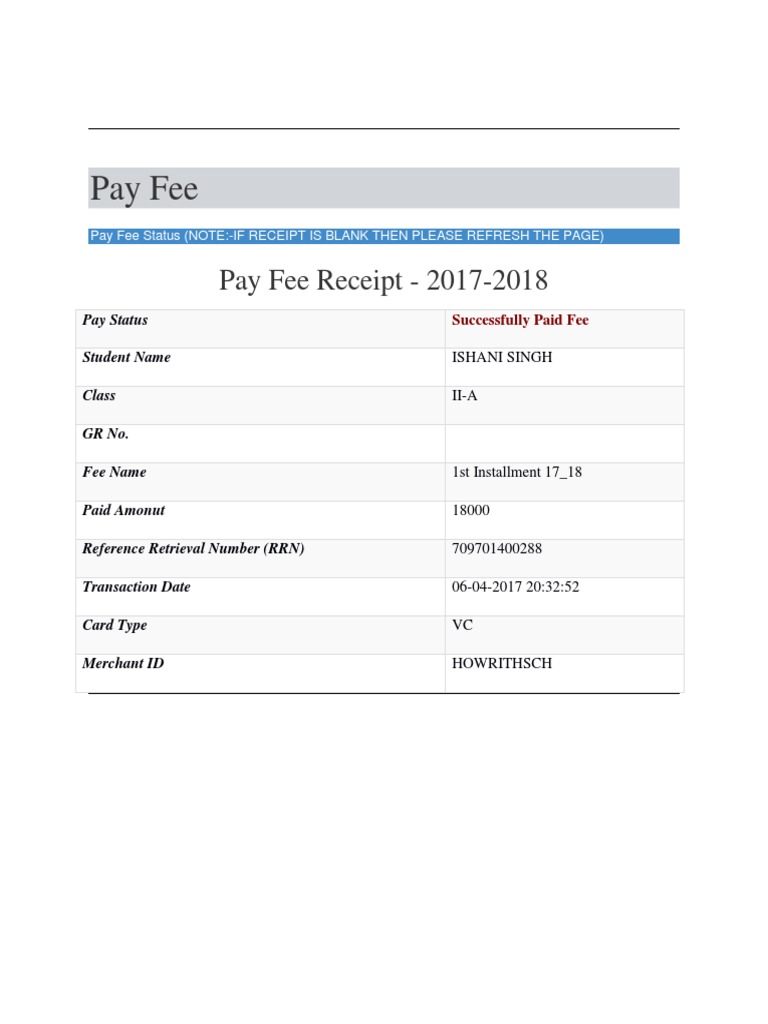 First Installment | PDF