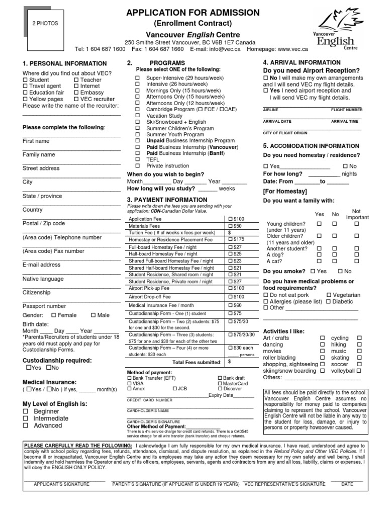 VEC App&Mosaic Forms | PDF | Credit Card | Services (Economics)