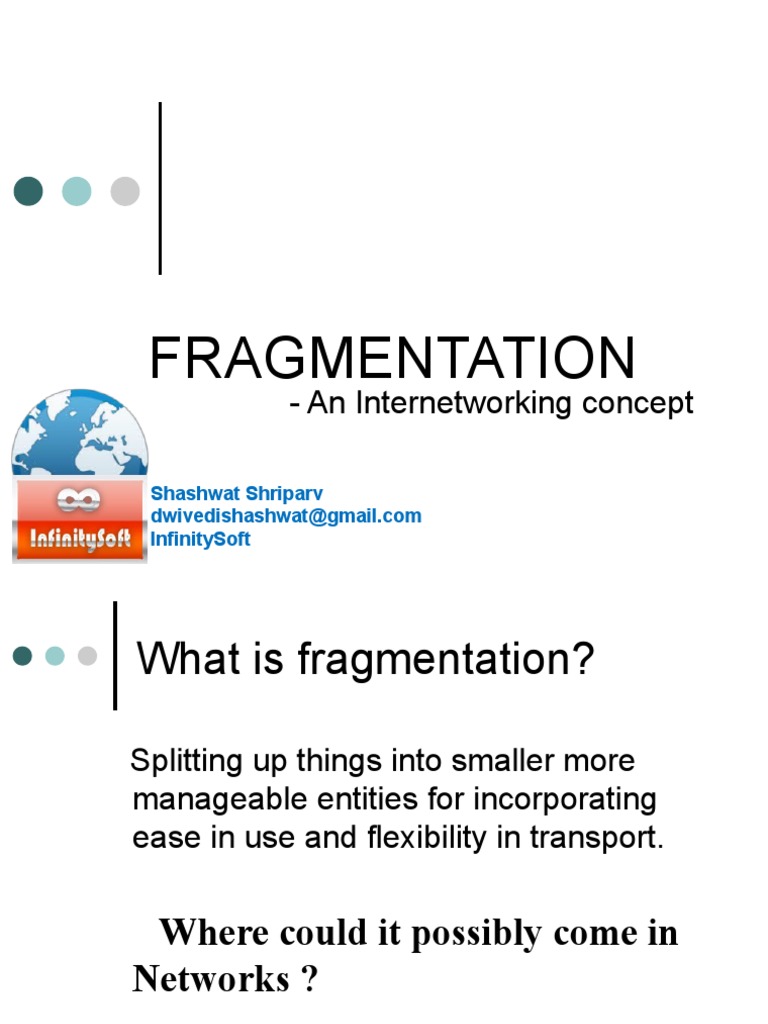 Fragmentation: - An Internetworking Concept | PDF | Computer Network ...