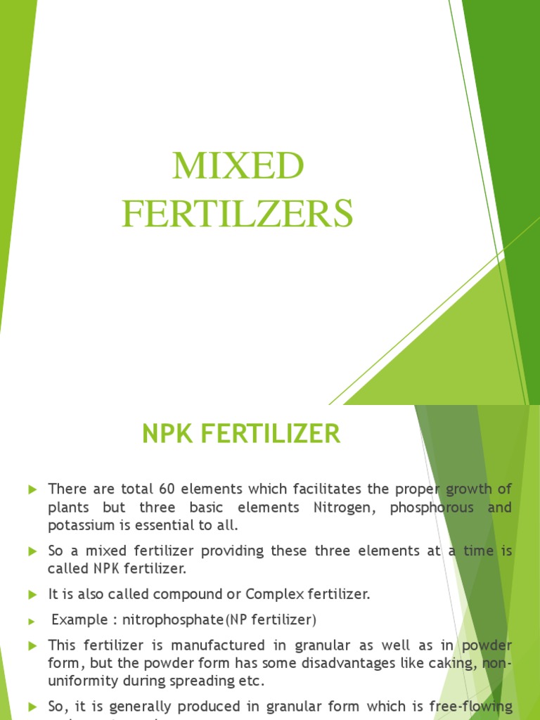 Complex Fertilizers | Fertilizer | Chemical Compounds