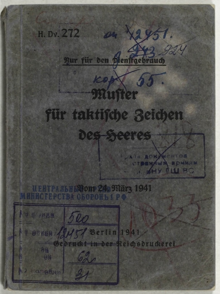 H.Dv.272 Muster Für Taktische Zeichen Des Heeres PDF | PDF