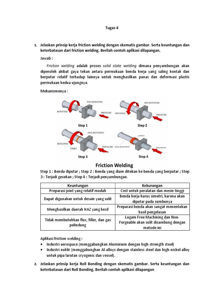 Tugas 4 Welding | PDF | Sains & Matematika