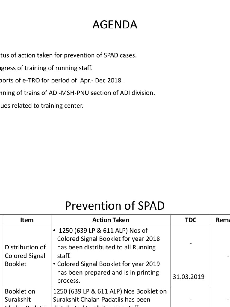 Spad PPT BCT Tro | PDF | Rail Transport | Business