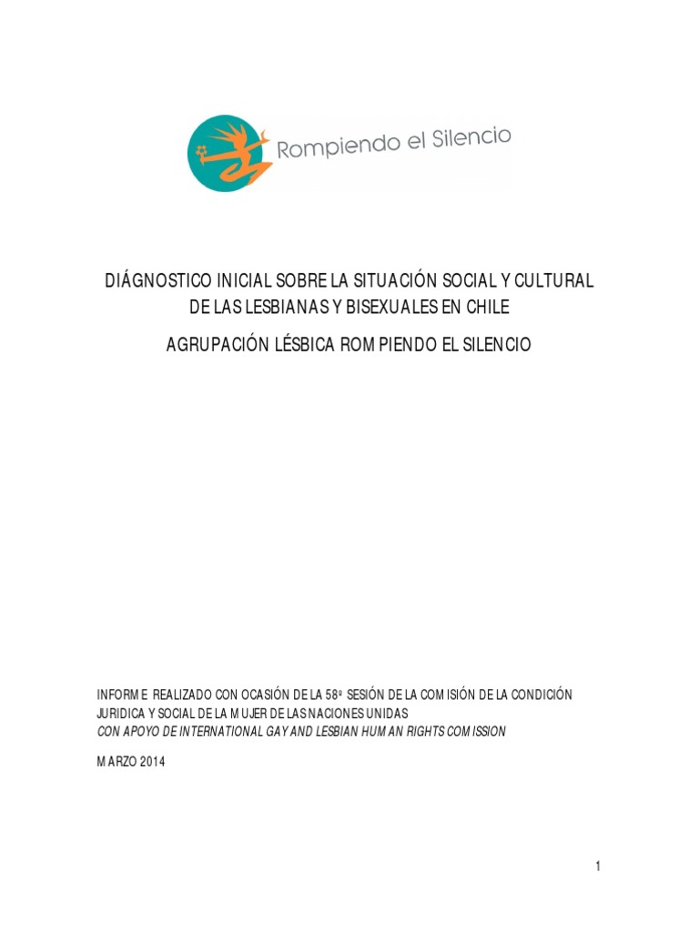 Informe Violencia Lésbica Chile | PDF | Lesbianas | Discriminación