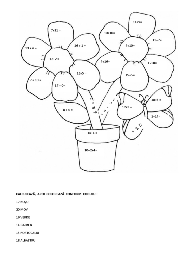 Coloreaza Dupa Cod | PDF
