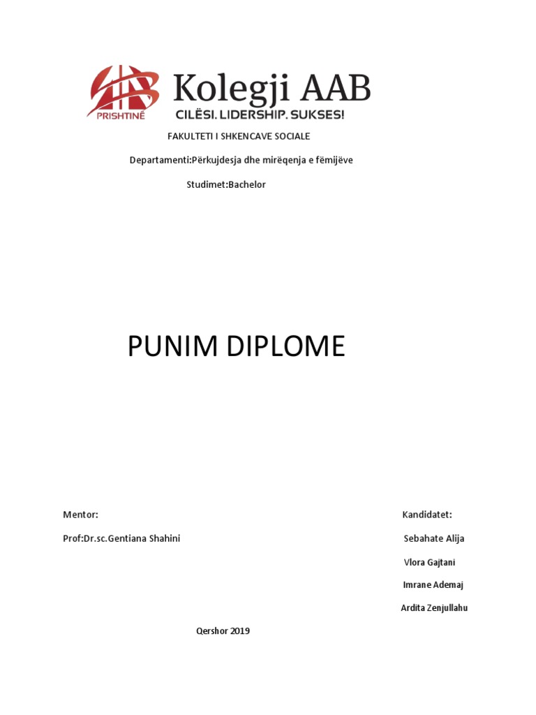 Punim Diplome | PDF