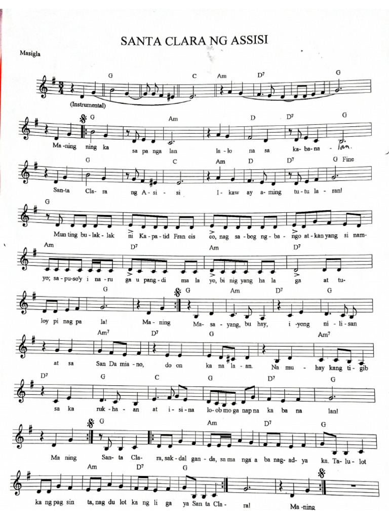 Santa Clara NG Assisi PDF | PDF