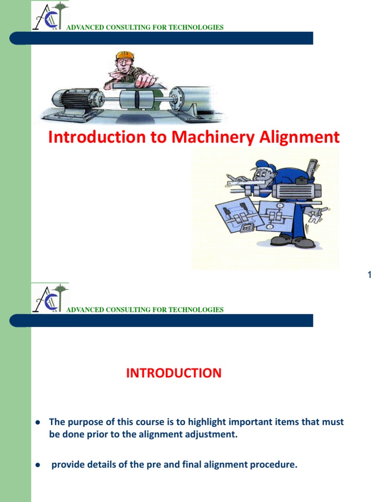 Introduction To Machinery Alignment: Advanced Consulting For ...