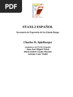Evaluación de Ira: STAXI-2 en Detalle | PDF | Ira | Conceptos psicologicos