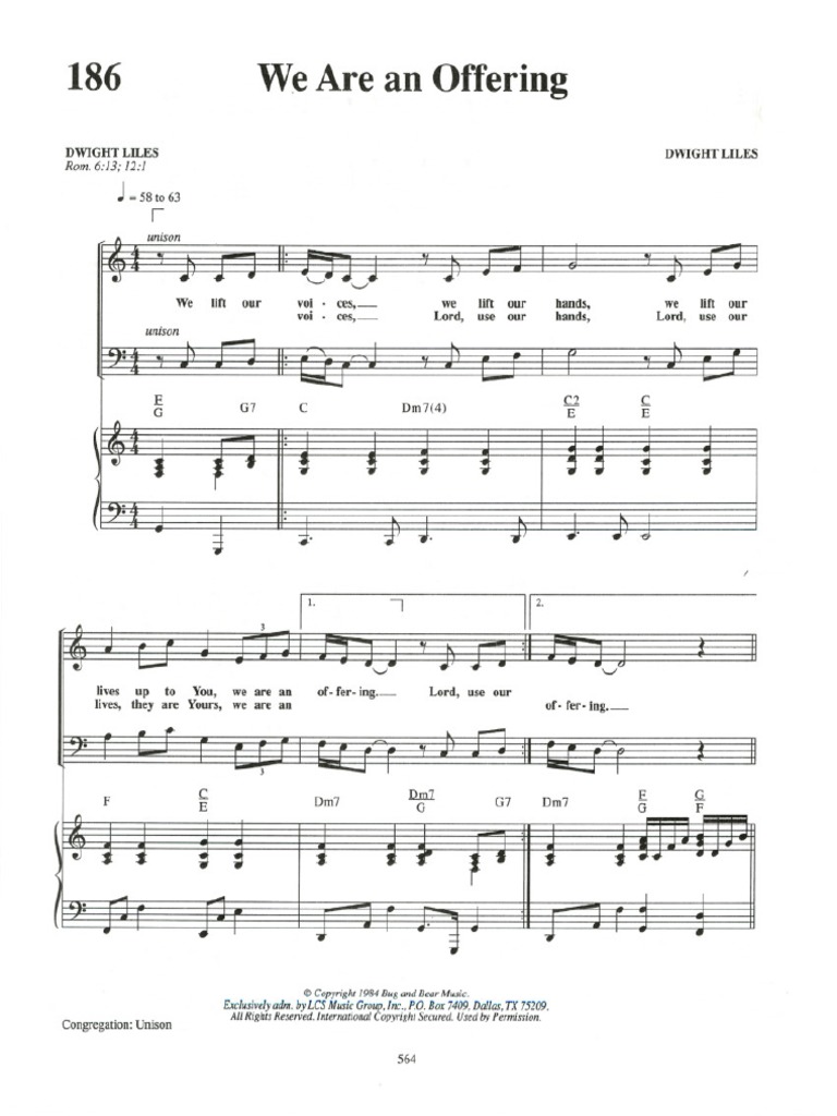 We Are An Offering | PDF