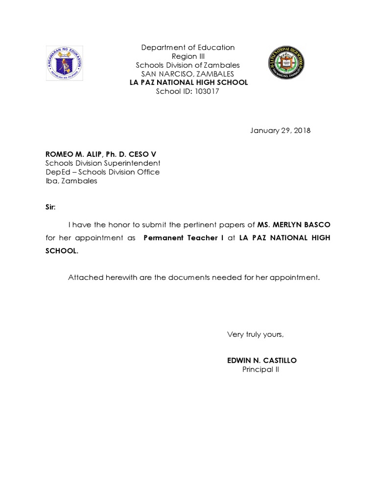 Transmittal Letter Updated | PDF