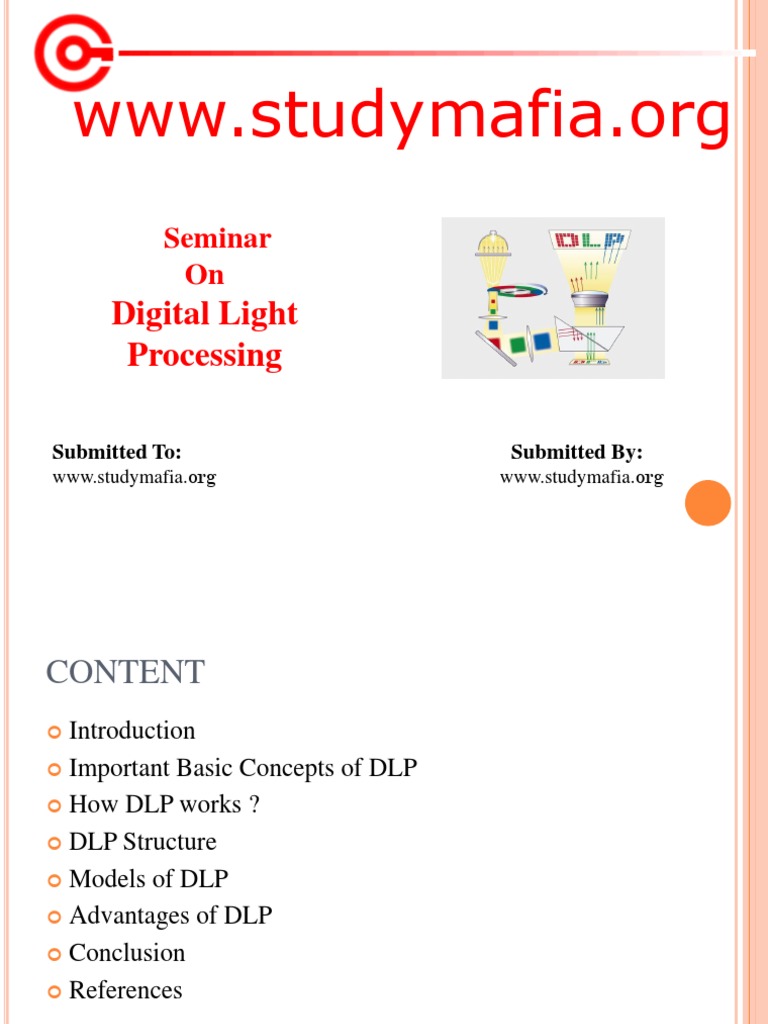 CSE Digital Light Processing | PDF | Imaging | Optics