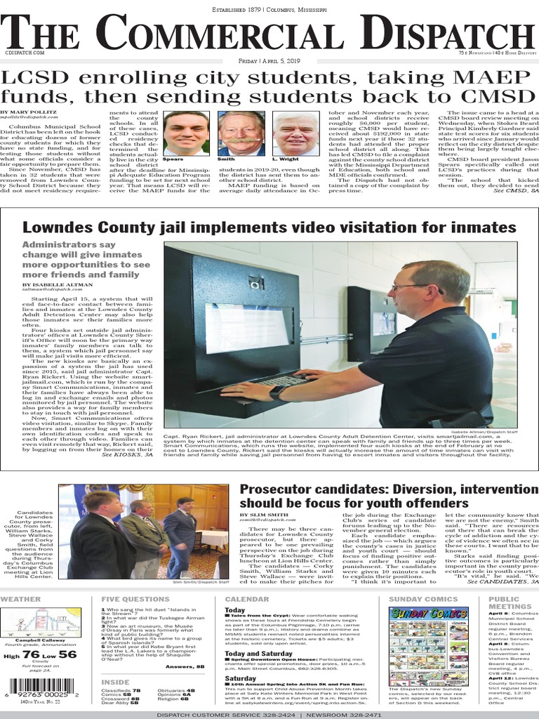 Commercial Dispatch Eedition 4-5-19 | PDF | United States Postal ...