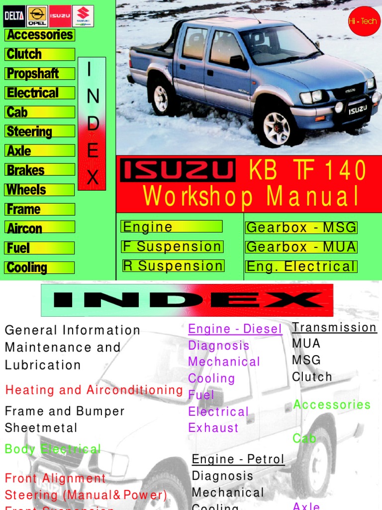 Luv Diesel PDF | PDF | Diesel Engine | Transmission (Mechanics)