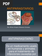Diapositiva de Antiparasitarios | PDF | Parasitismo | Sistema inmune