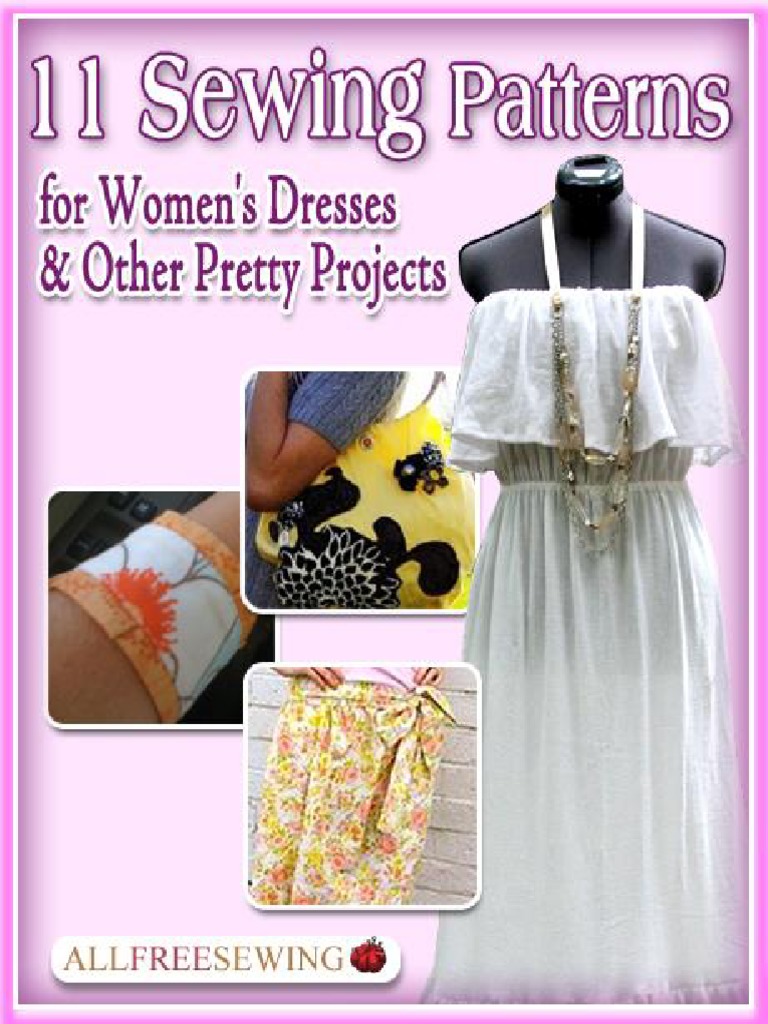 11 Sewing Patterns For Womens Dresses Other Pretty Projects PDF | PDF ...