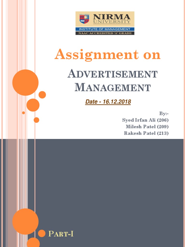 Advertisement Management Analysis Report | PDF | Persuasion | Advertising