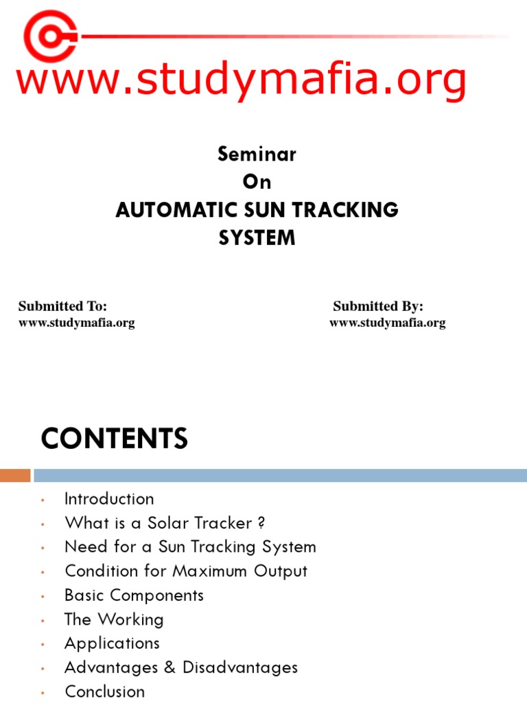 ECE Automatic Sun Tracking System (ASTS) | PDF | Photovoltaics | Energy Technology