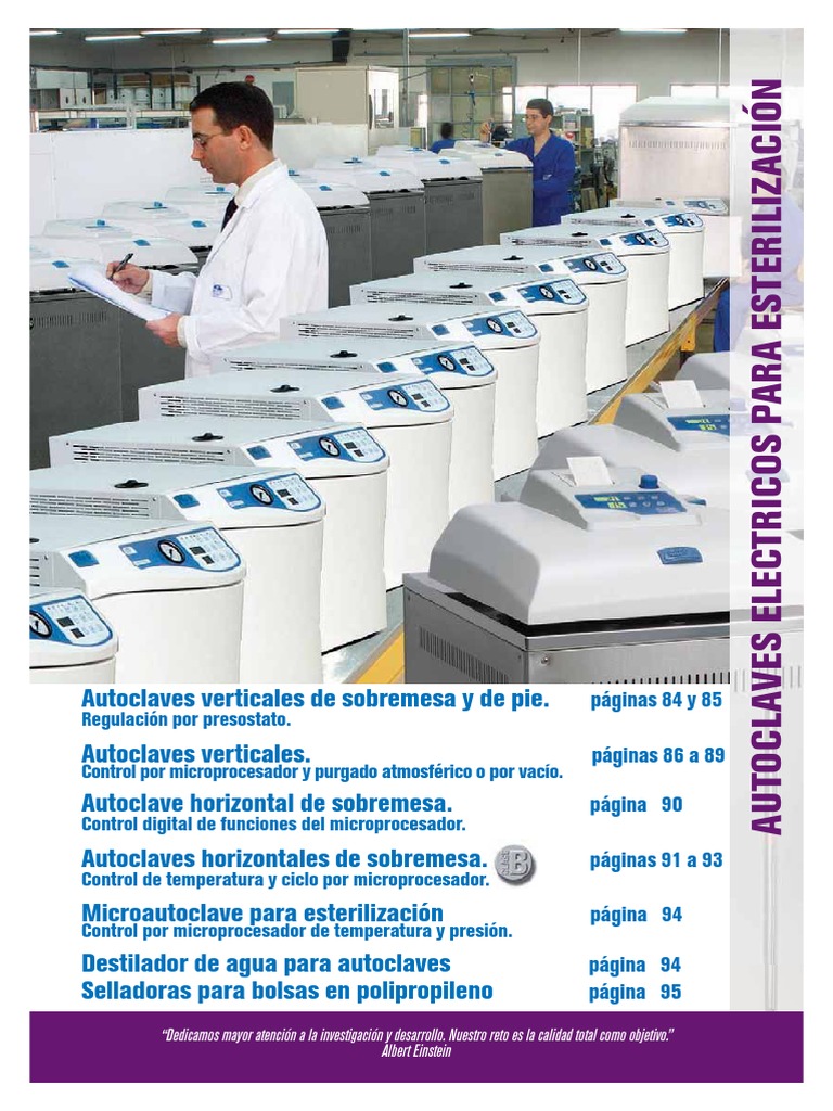 Selecta Autoclaves | PDF | Esterilización (Microbiología) | Caldera