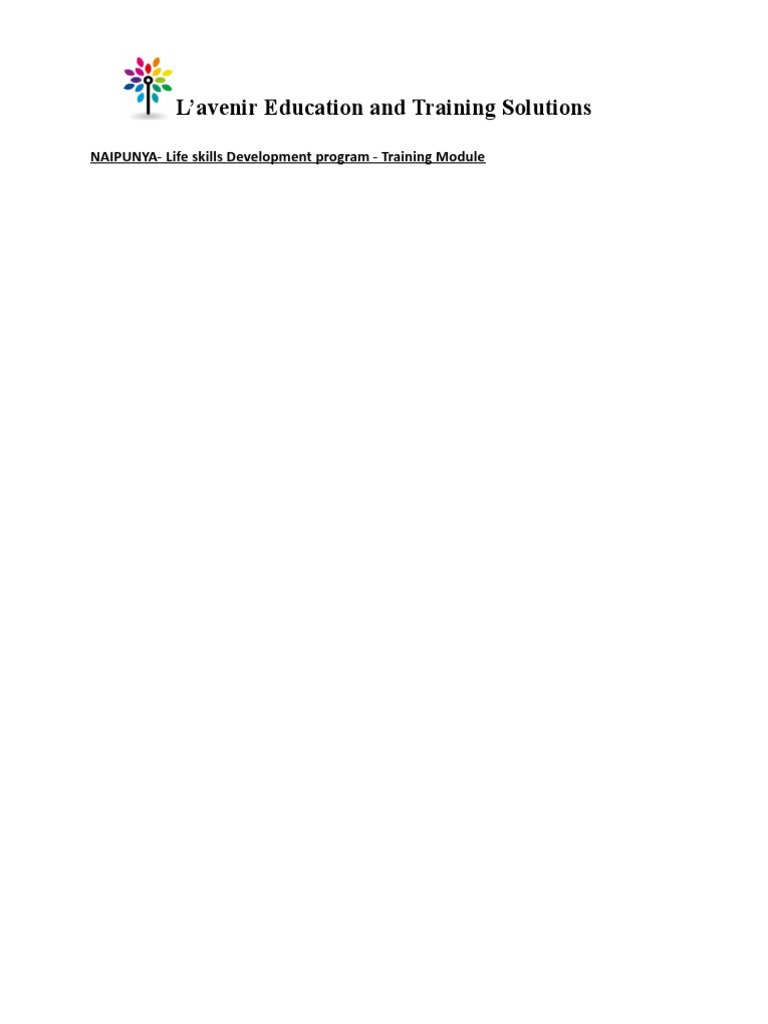 life-skills-training-module-pdf-thought-goal