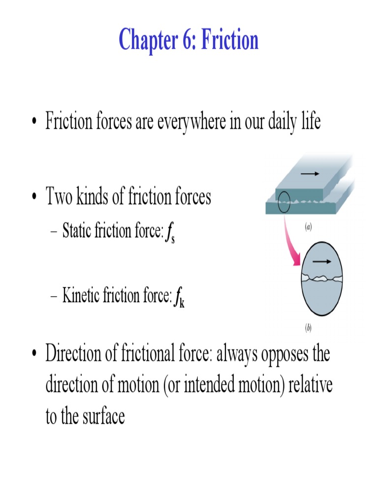 Friction Forces Are Everywhere in Our Daily Life | PDF | Friction | Force