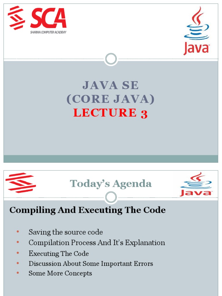 (Lec 3) JavaSE | PDF | Class (Computer Programming) | Java (Programming Language)