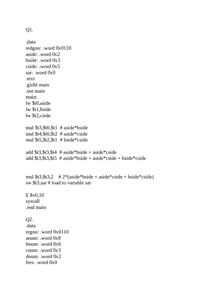 Coal Ab Questions Solutions | PDF | Computer Programming | String (Computer Science)