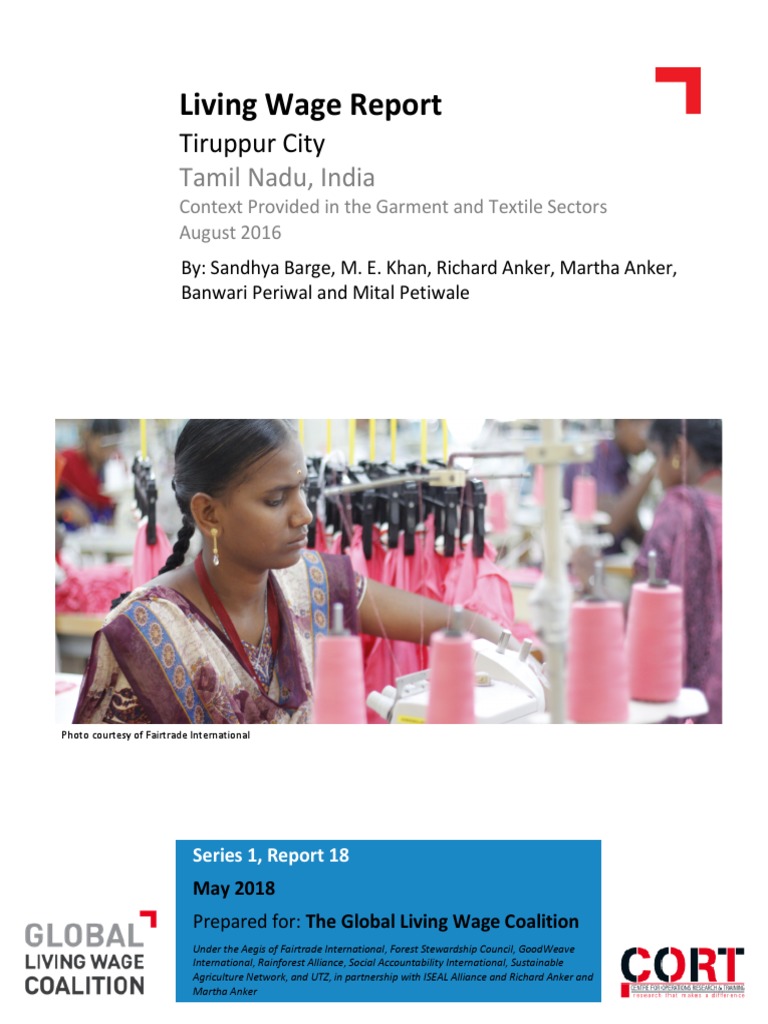 Urban India Living Wage Benchmark Report | PDF | Living Wage ...