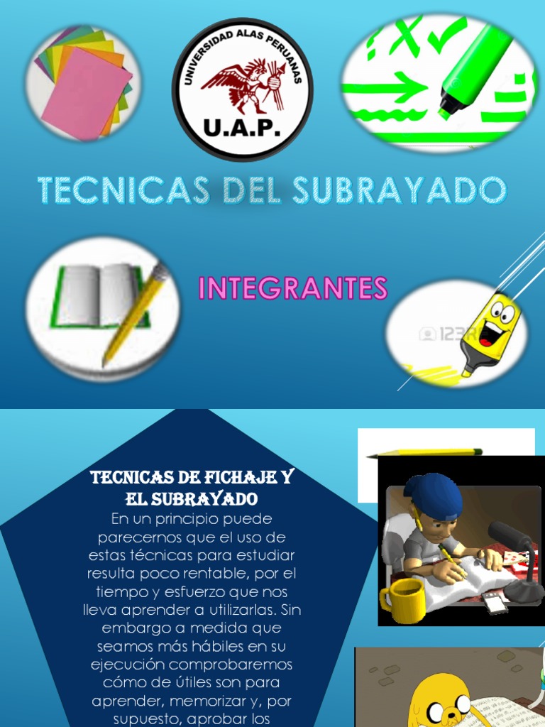 Técnicas de estudio activo: subrayado, resumen y esquema | PDF | Soporte | Comunicación