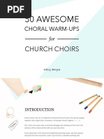 Hand Signals For Choral Conducting | PDF | Song Structure | Choir