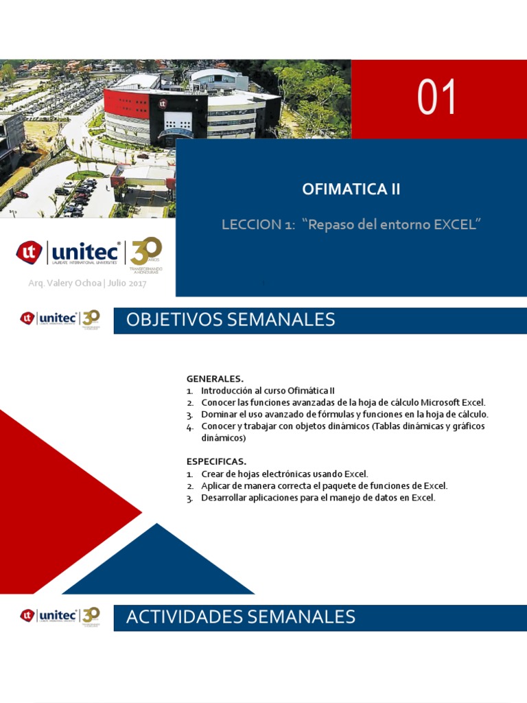 Leccion 1 Repaso Entorno Excel PDF | PDF | Microsoft Excel | Hoja de cálculo