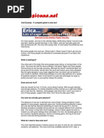 !special Cunnilingus Techniques and Secrets | PDF | Orgasm | Clitoris