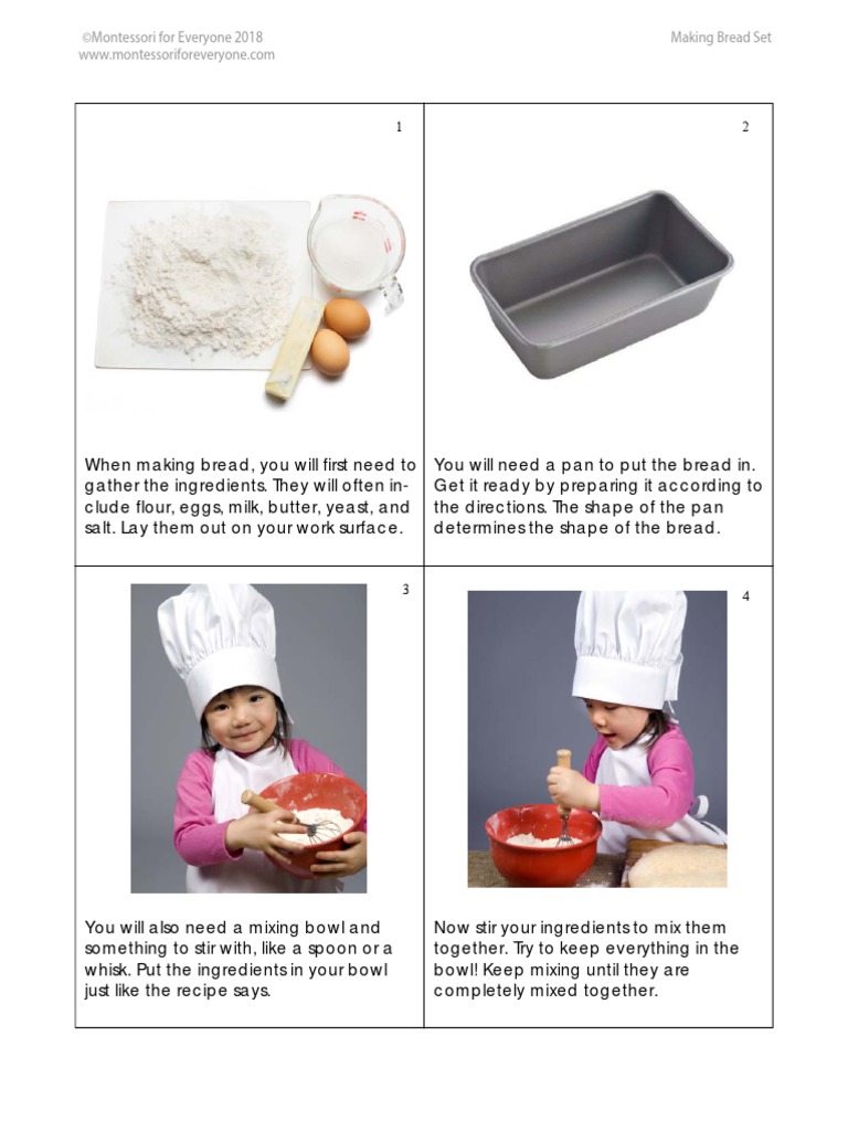 Making Bread Set | PDF | Breads | Dough