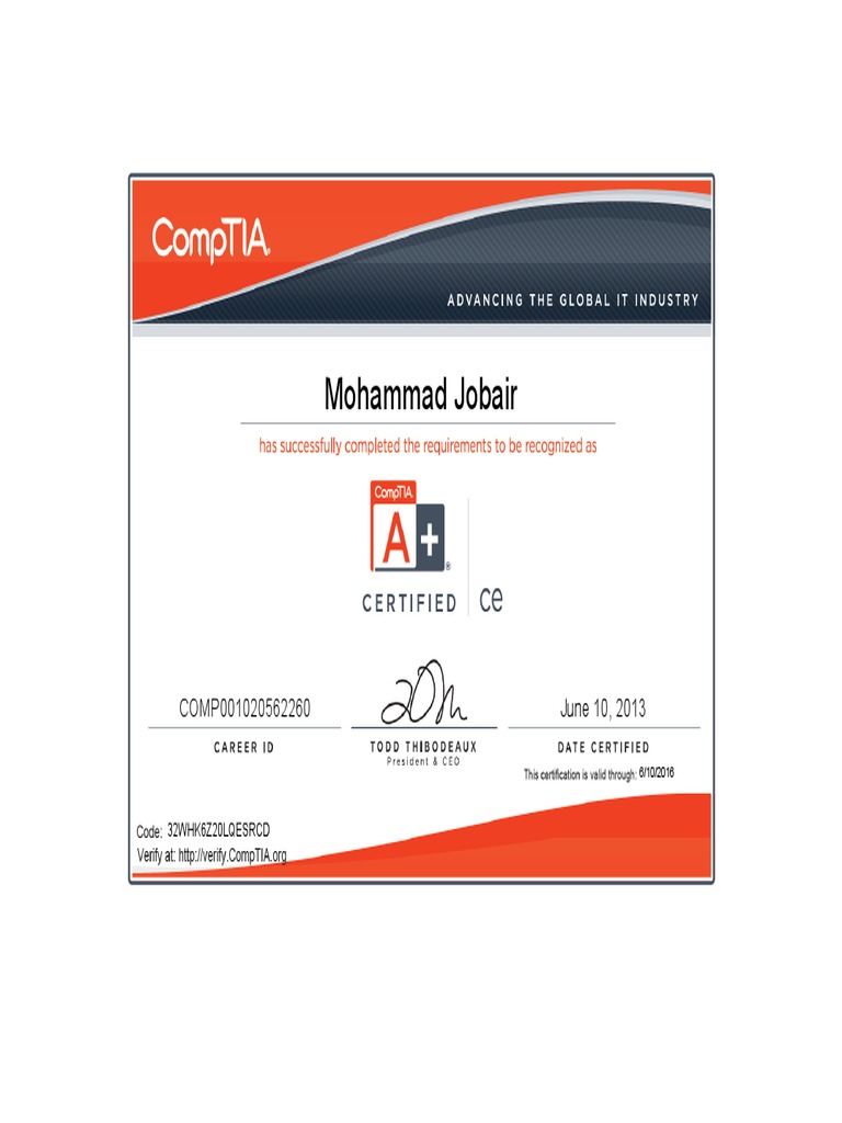 CompTIA A Plus | PDF | Technology & Engineering