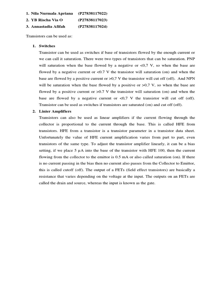 Skematik Rangkaian | PDF