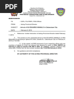 Certificate of Duty Status and Non-Pending Case | PDF