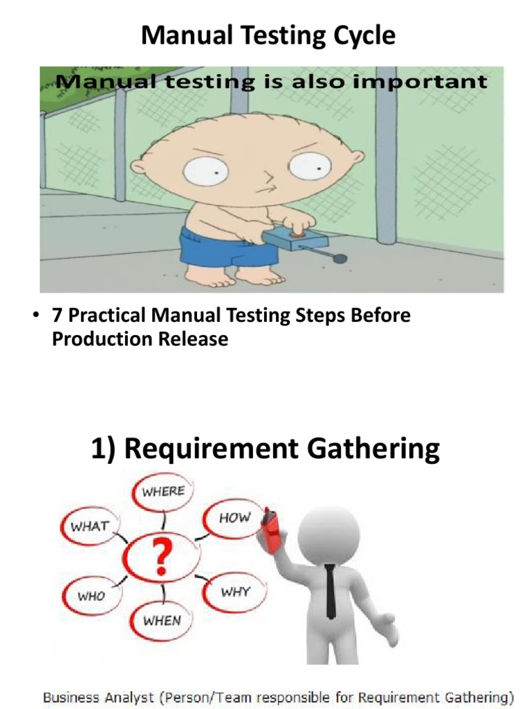 Manual Testing Cycle: Production Release | PDF | Computing ...