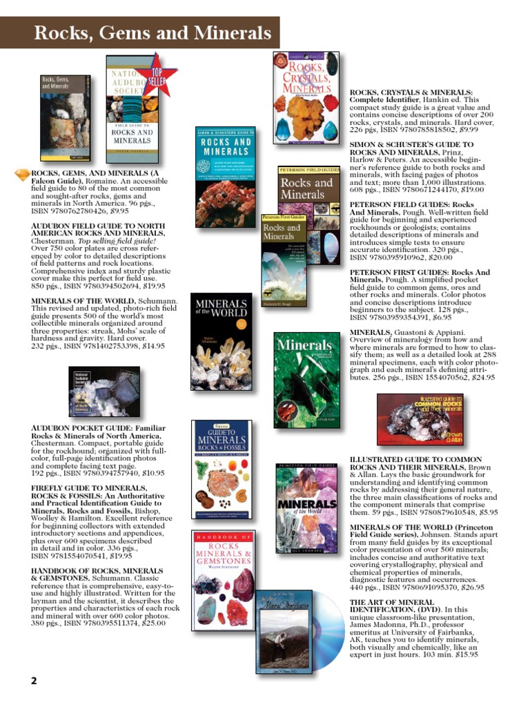 Rocks Gems Minerals | PDF | Amateur Geology | Gemstone