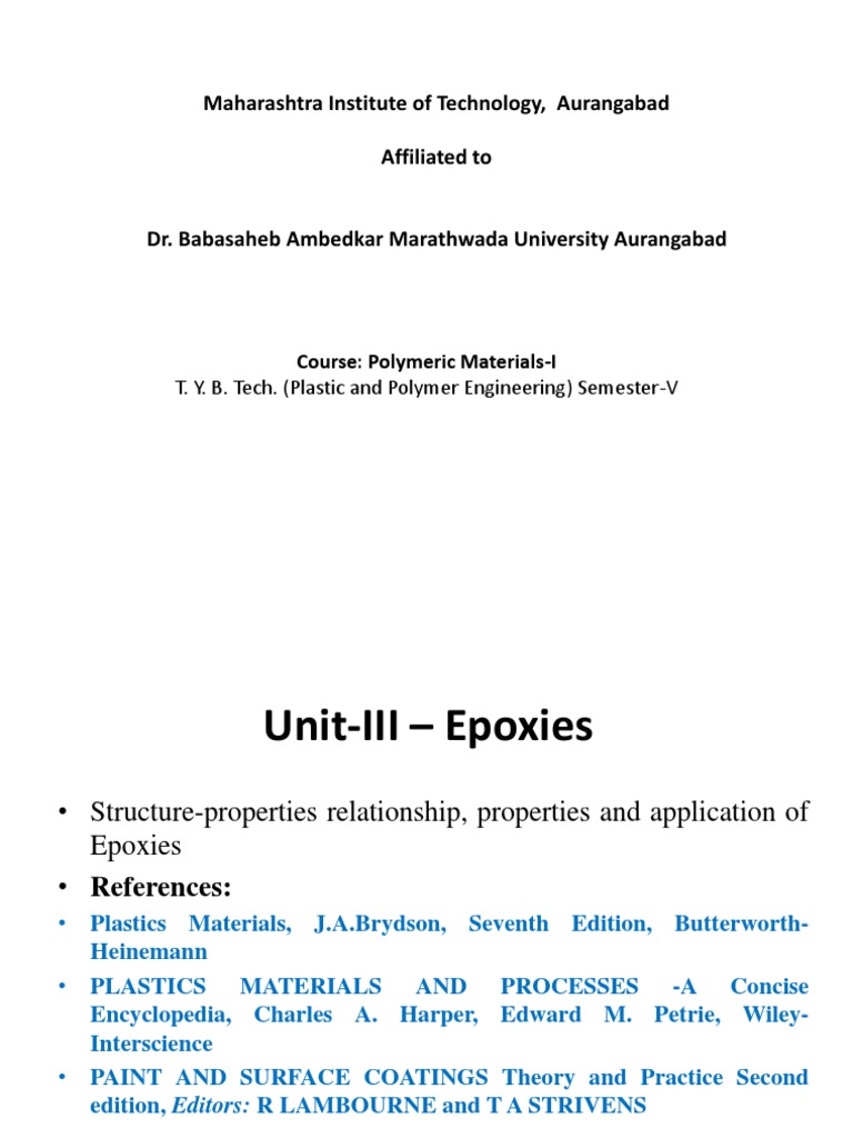 Epoxide Resins | PDF | Epoxy | Materials