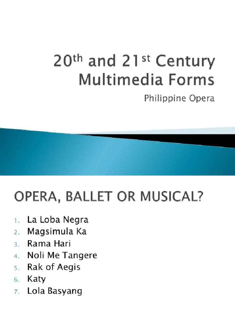 Grade 10 20th and 21st Multimedia Forms | PDF