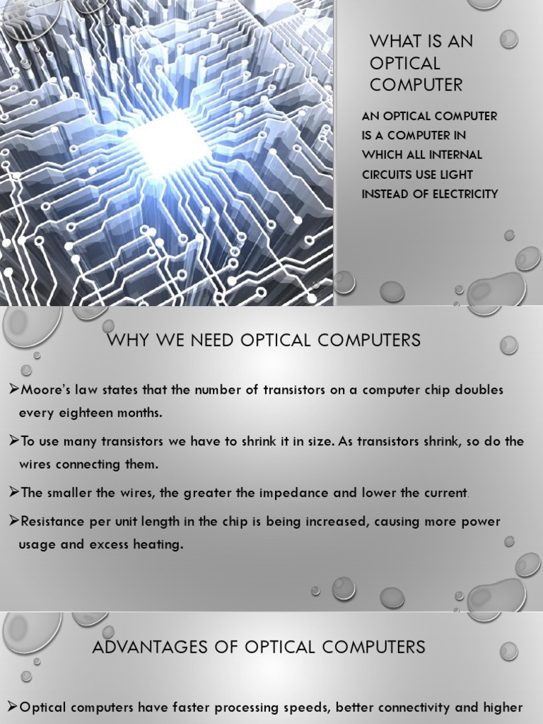 Optical Computers Technical Seminar Vtu Ece | PDF | Random Access ...