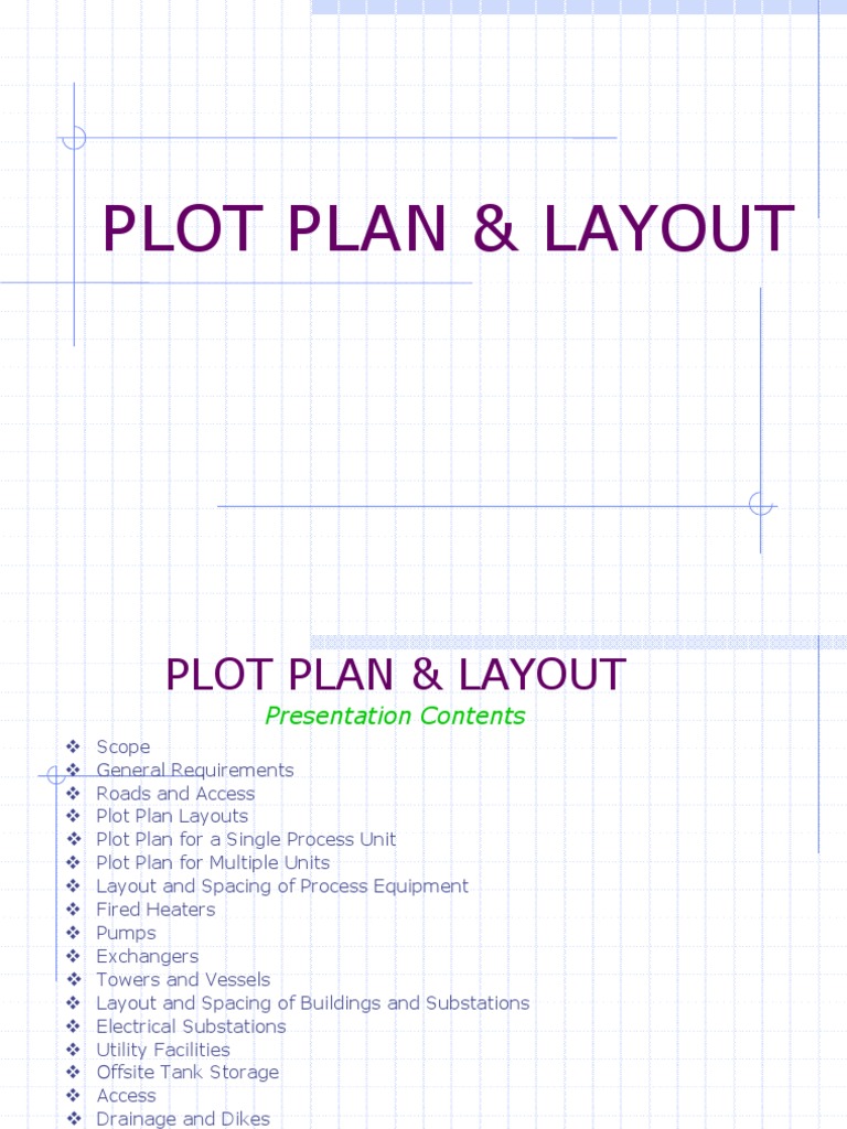 Plot Plan & Layout | PDF | Furnace | Firefighting