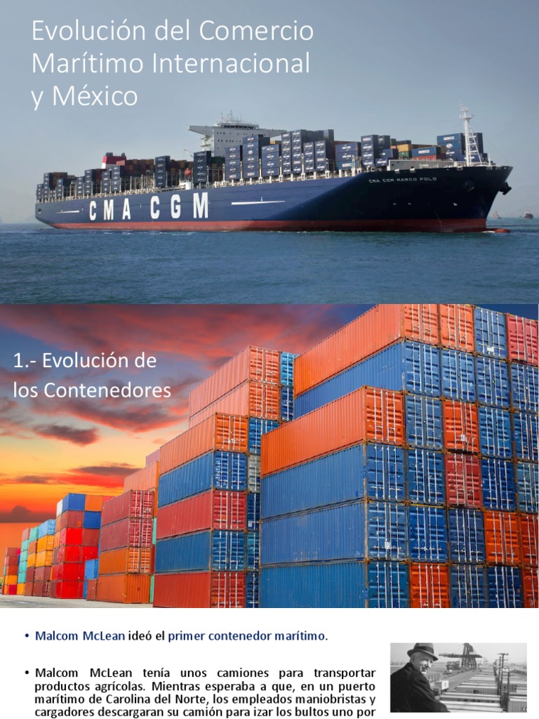 Evolución Del Comercio Marítimo Mundial y Mexico | PDF | Transporte ...