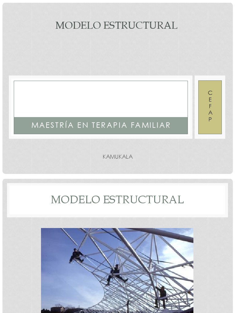 Principios Del Modelo Estructural | PDF | Familia | Ciencias del ...