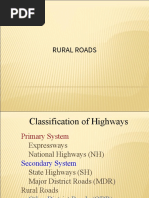 National Highway Shoulder Width Guidelines | PDF | Road | Road Transport