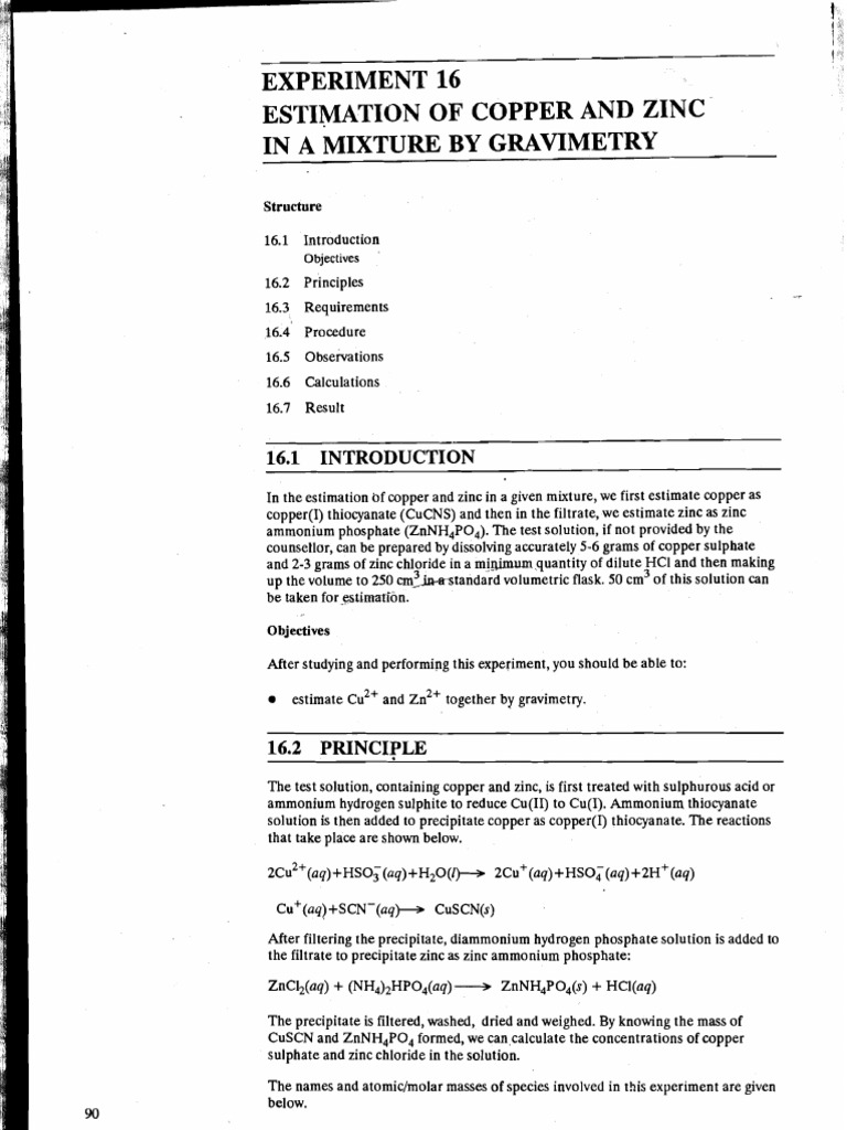 Experiment 16 | PDF | Filtration | Precipitation (Chemistry)