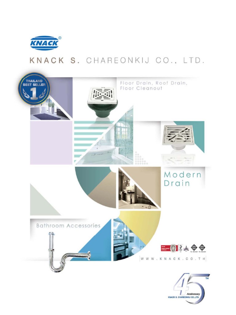 Knack Modern Drai Floor Drain Roof Drain | PDF