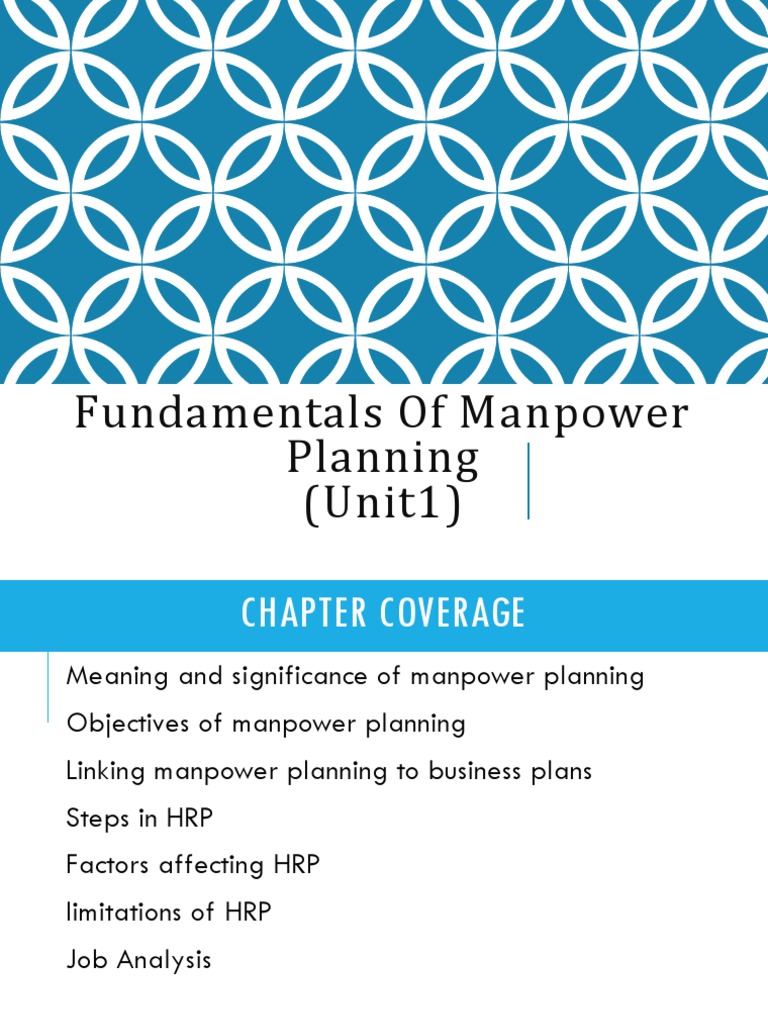 Fundamentals of Strategic Manpower Planning: Forecasting Demand ...
