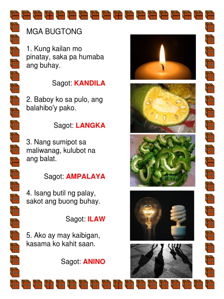 Bugtong | PDF