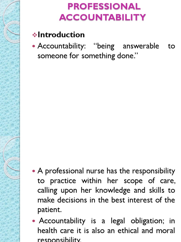 14 - Professional Responsibility | PDF | Nursing | Midwife